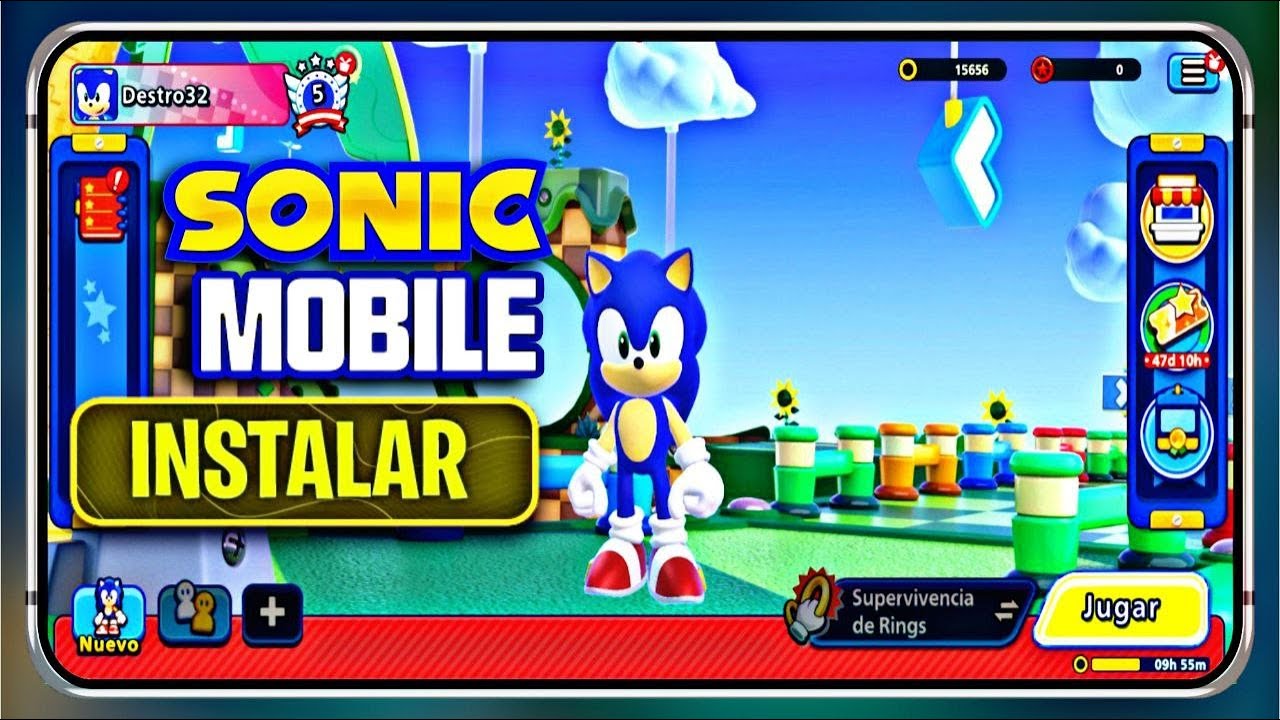 YA SALIO EL NUEVO SONIC MOBILE | COMO DESCARGAR Y JUGAR SIN PROBLEMAS ...