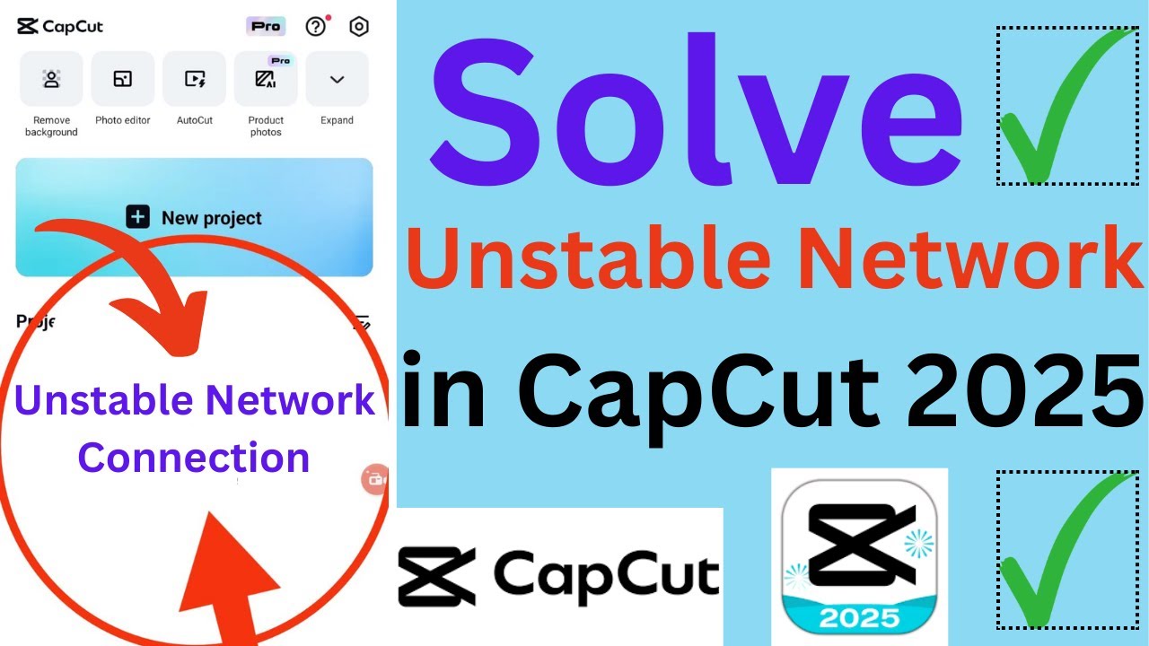 How to Solve Unstable Network Problems in CapCut 2025 - YouTube