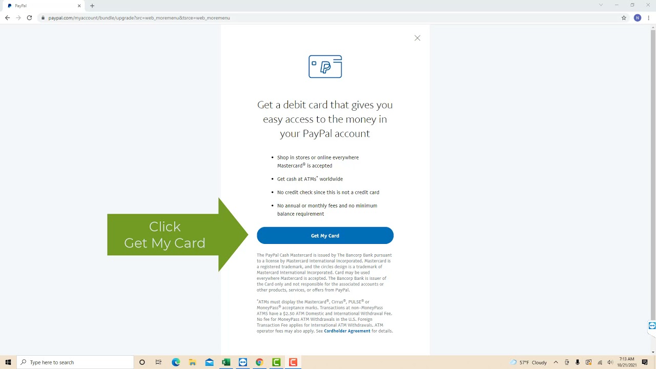How To Get Your PayPal Debit Card YouTube how-to-get-your-paypal-debit-card-youtube