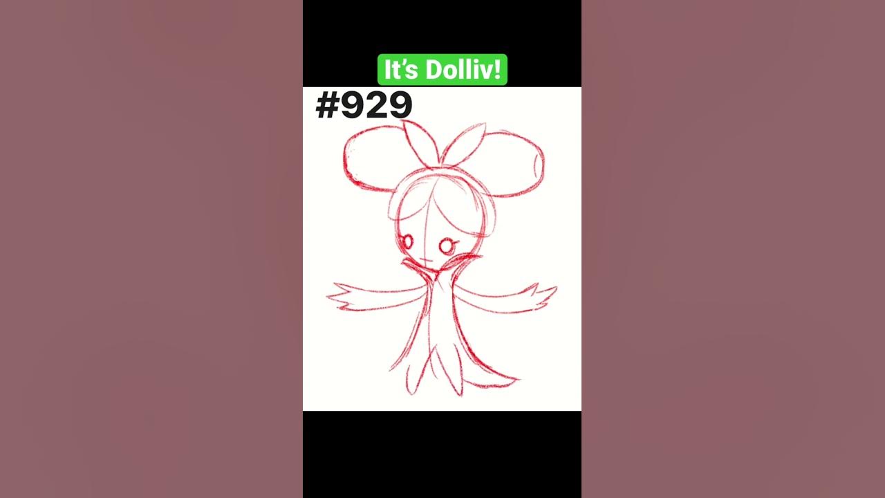 How To Draw Dolliv 🫒 💃 Drawing Pokémon Youtube