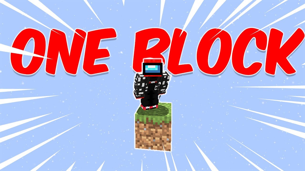 MİNECRAFT TEK BLOCK ÜZERİNDE HAYATTA KALDIM | MİNECRAFT ONE BLOCK - YouTube