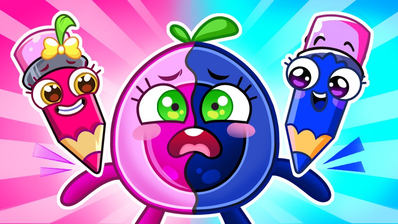 Where Is My Color Song 😿 Funny Color Challenges 😻 Kids Songs & Nursery ...