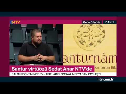 Sedat Anar NTV'de santurnâme adlı kitabını anlatıyor