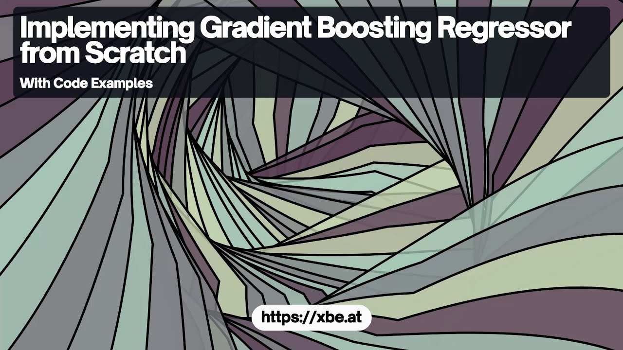 Implementing Gradient Boosting Regressor From Scratch Lines Of Code
