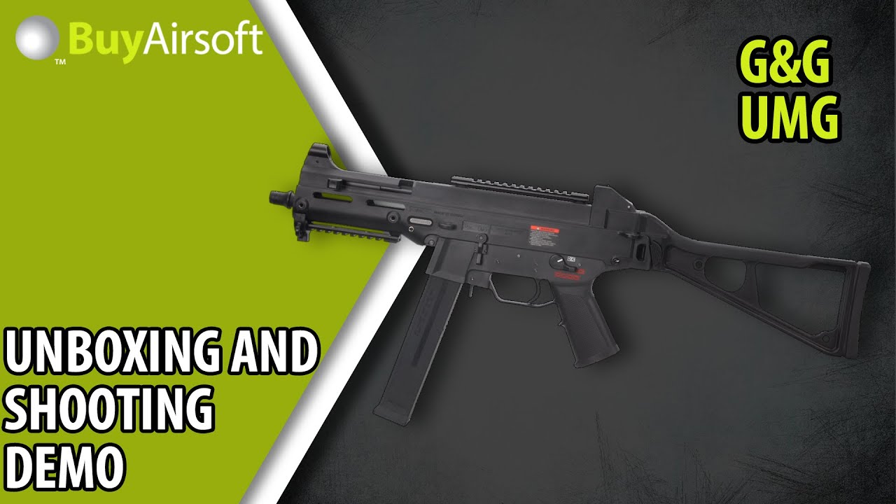 BuyAirsoft: G&G UMG Unboxing, Demo, & First Impressions - YouTube