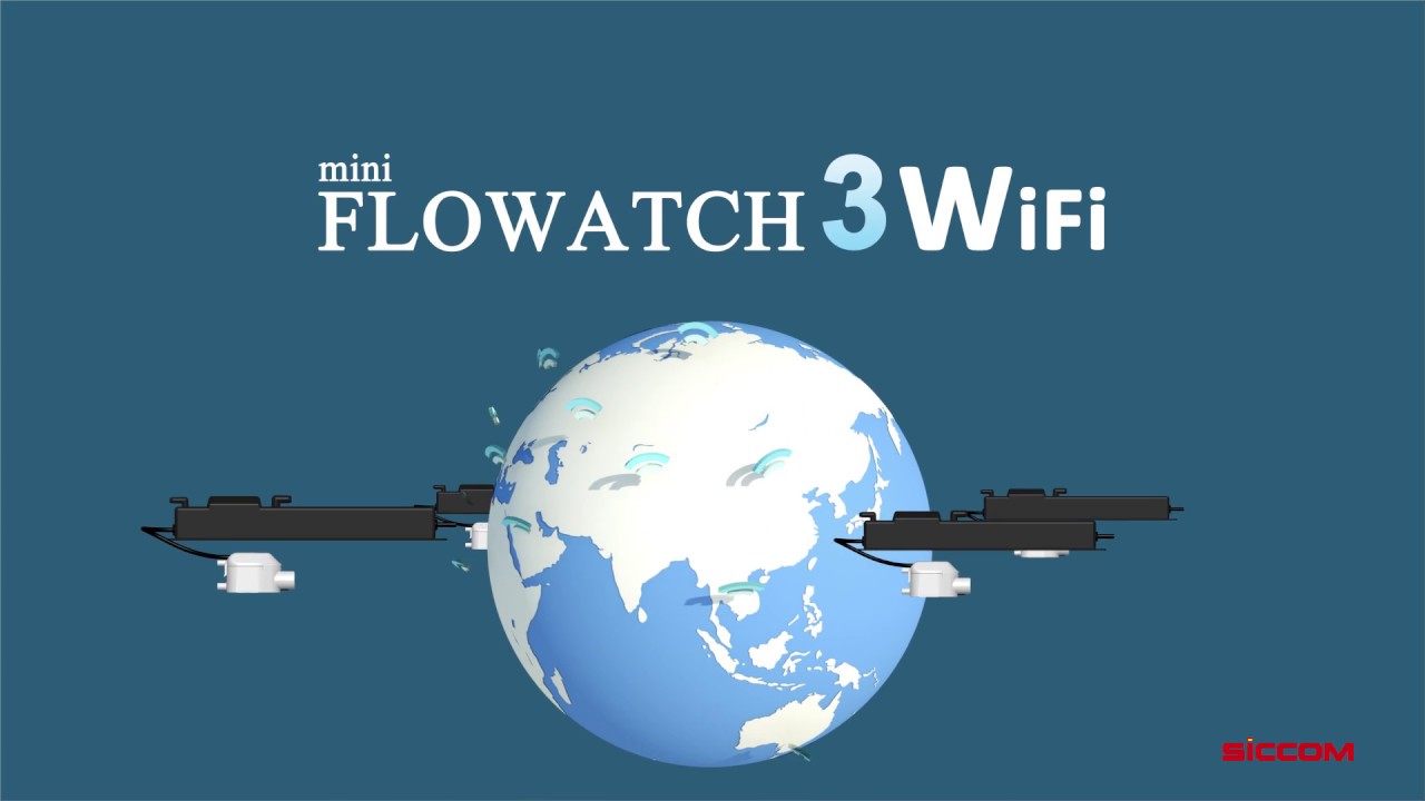 Mini Flowatch 3 wifi - SICCOM - YouTube