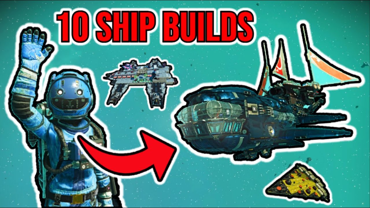 10 *UNIQUE* SHIPS IN THE NEW VOYAGERS UPDATE (No Man's Sky Corvettes ...