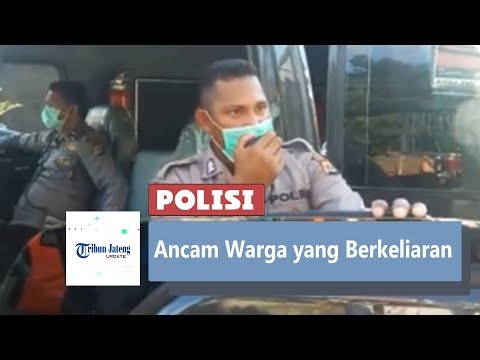 Viral Video Polisi Jayapura Ancam Pukul Warga yang Berkeliaran