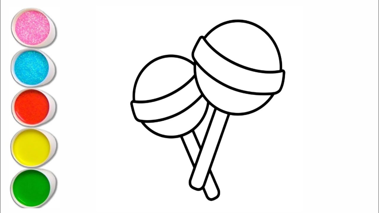 How to Draw Maracas - YouTube