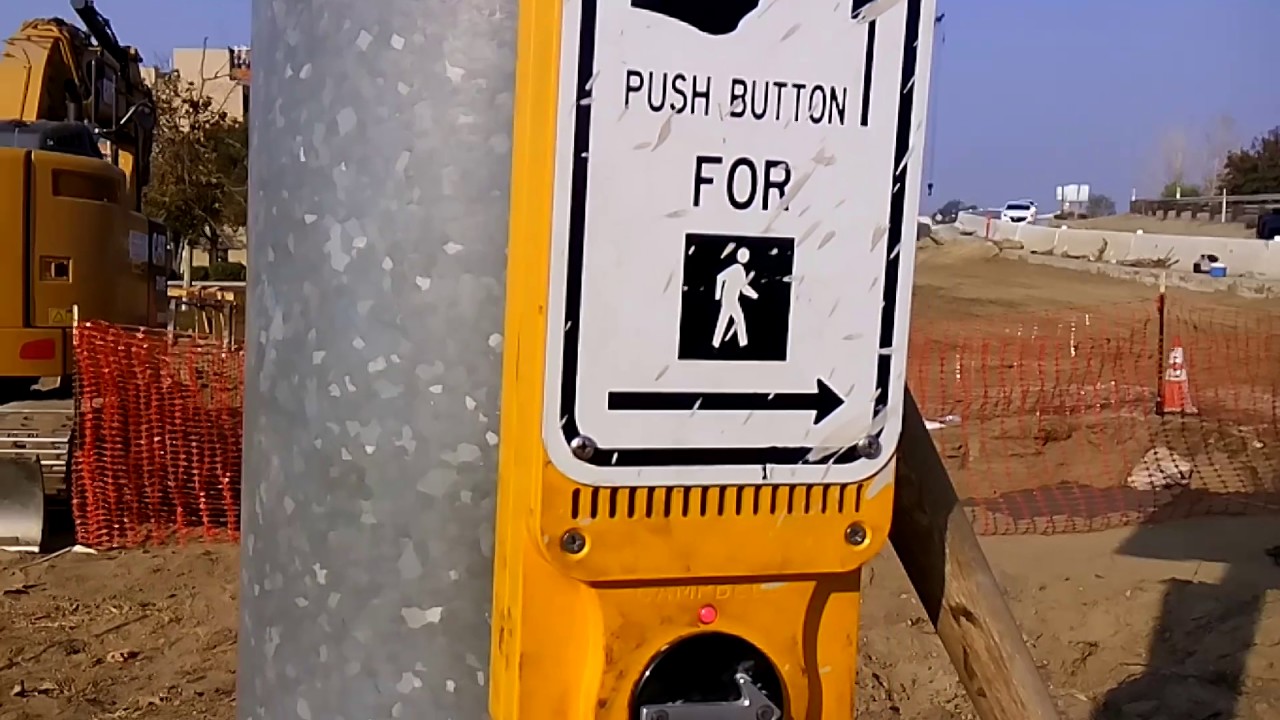 Campbell APS Pedestrian Pushbutton - YouTube
