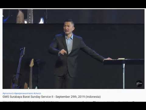 Ps. Philip Mantofa - GMS Sunday service I - 29 September 2019 - YouTube