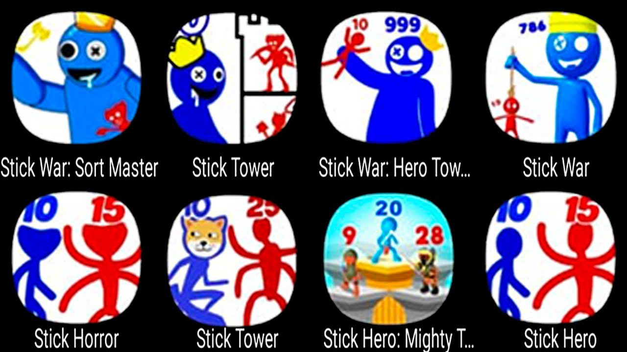 Stick war Rainbow Friends, Stick Tower, Hero Tower, Stick Horror, Stick ...