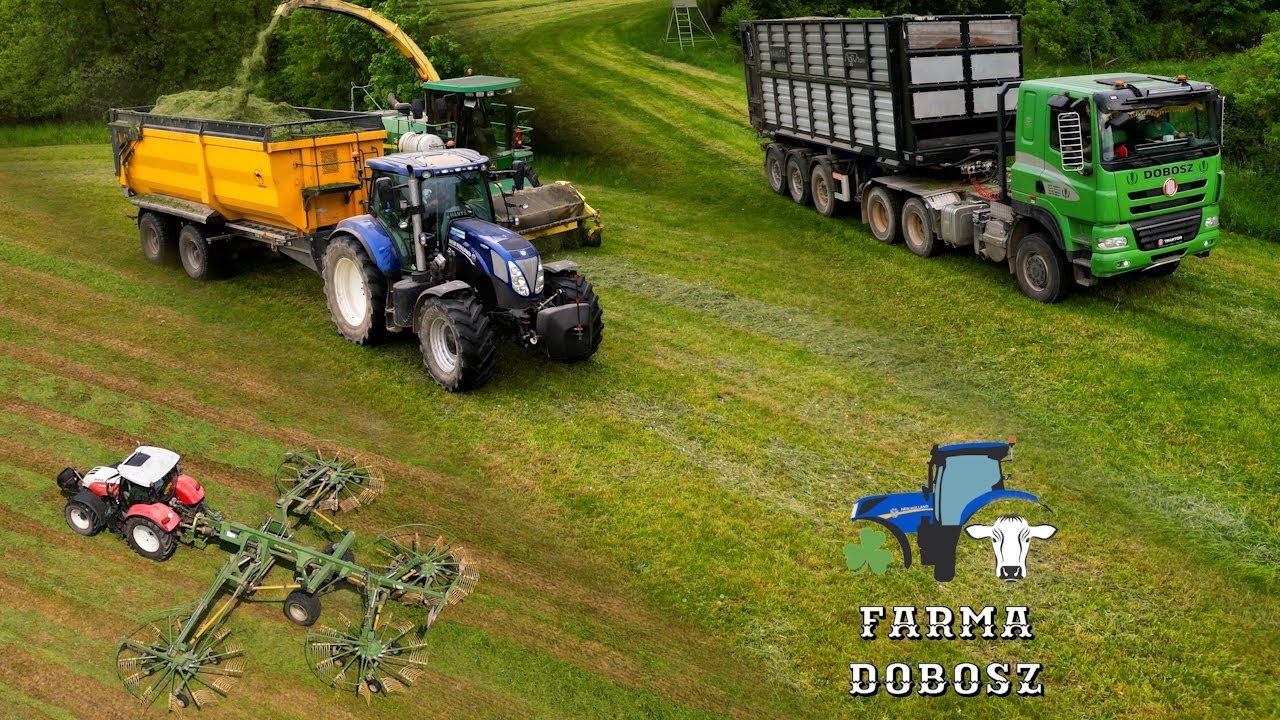 Grass Sillage 2023 | NewHolland, Tatra, John Deere, Steyr |4K| Farma ...