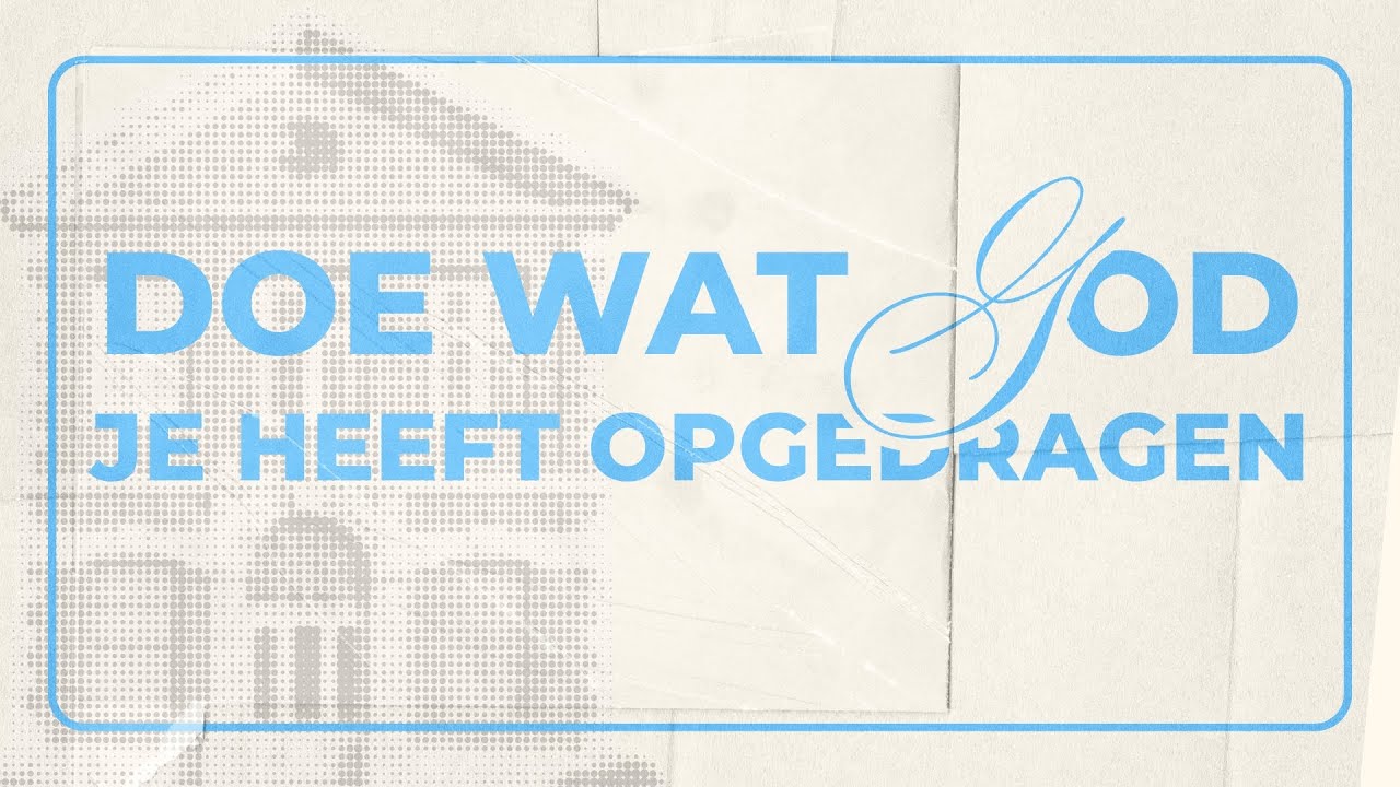 Doe wat God je heeft opgedragen | Eredienst | Ps Jerry Mendeszoon - YouTube