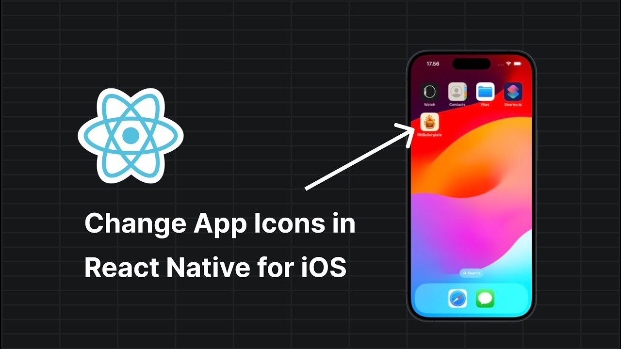 How to Change App Icons in React Native for iOS Devices - YouTube