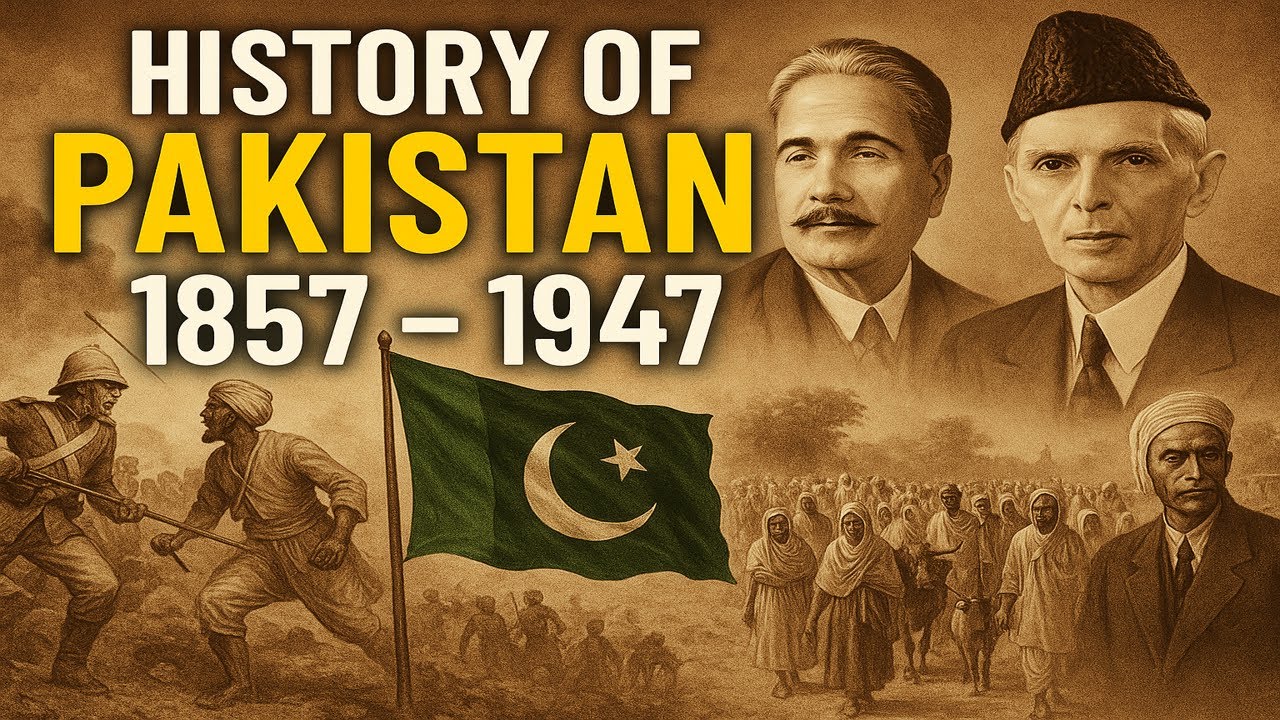 History of Pakistan | From 1857 to 1947 | Year by Year Timeline - YouTube