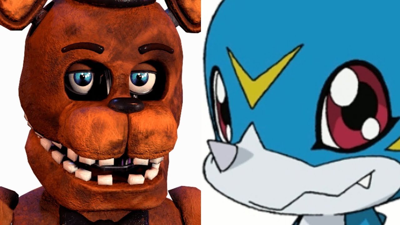 Withered Freddy's Digimon partners evolutions - YouTube
