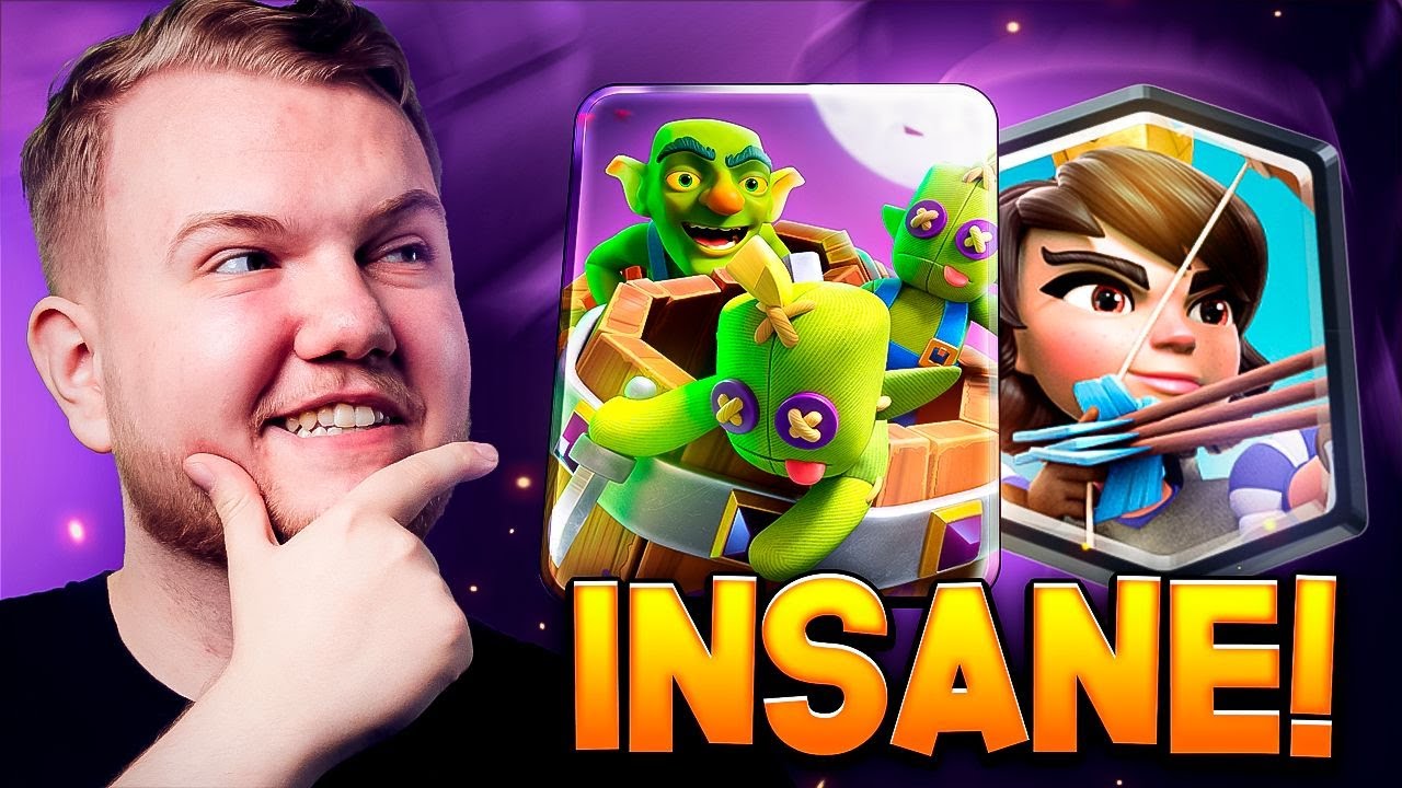 100% WINRATE! BEST LOG BAIT DECK IN CLASH ROYALE 😎 - YouTube