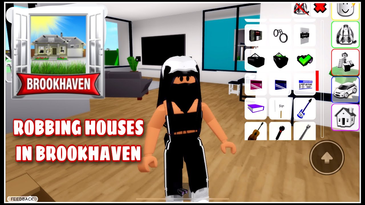 HOW TO BE A ROBBER IN BROOKHAVEN RP!!! ROBLOX/ROLEPLAY - YouTube