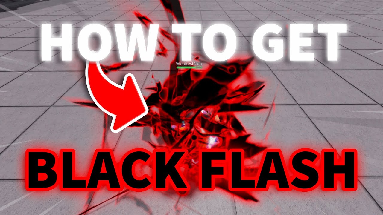 How to get a BLACK FLASH in TSB | ROBLOX - YouTube