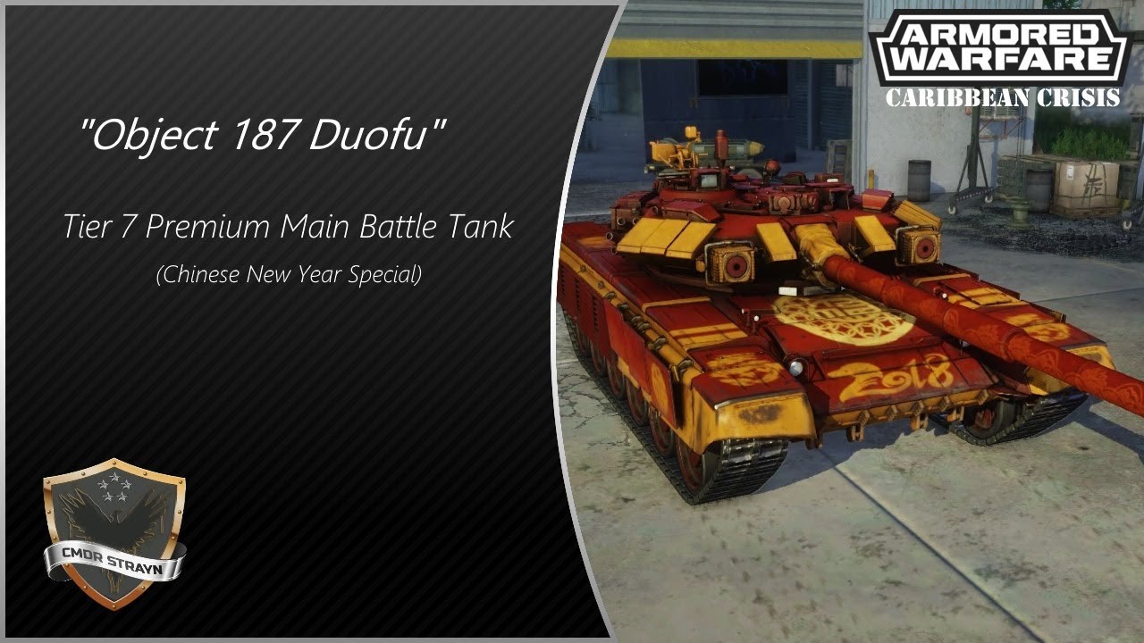Armored Warfare - Object 187 Duofu Tier 7 premium Tank - YouTube