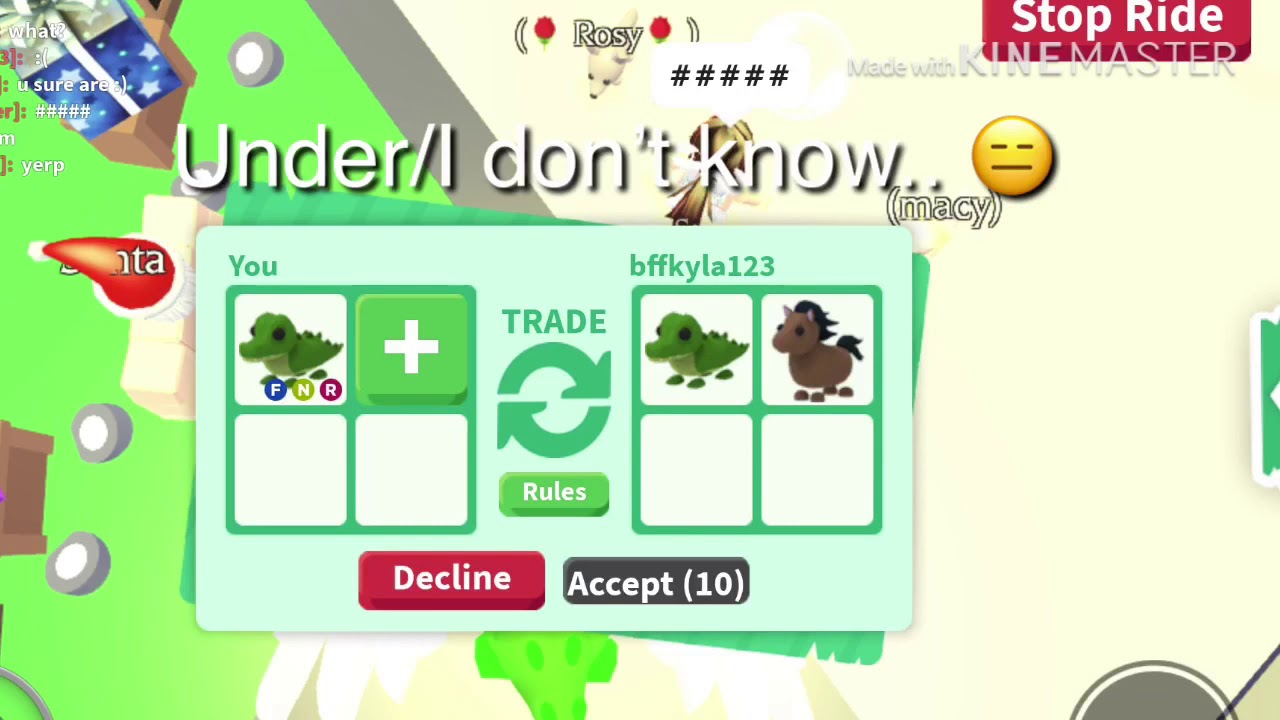 Trading neon croc in Adopt me! :D (Read discretion!) - YouTube