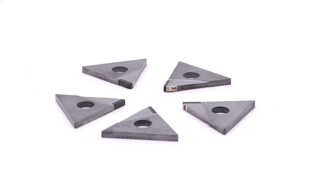 PCD Triangle Grooving Tools - YouTube