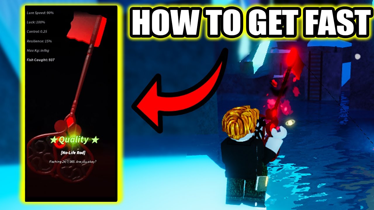 HOW TO GET NO-LIFE ROD FAST FISCH ROBLOX - YouTube
