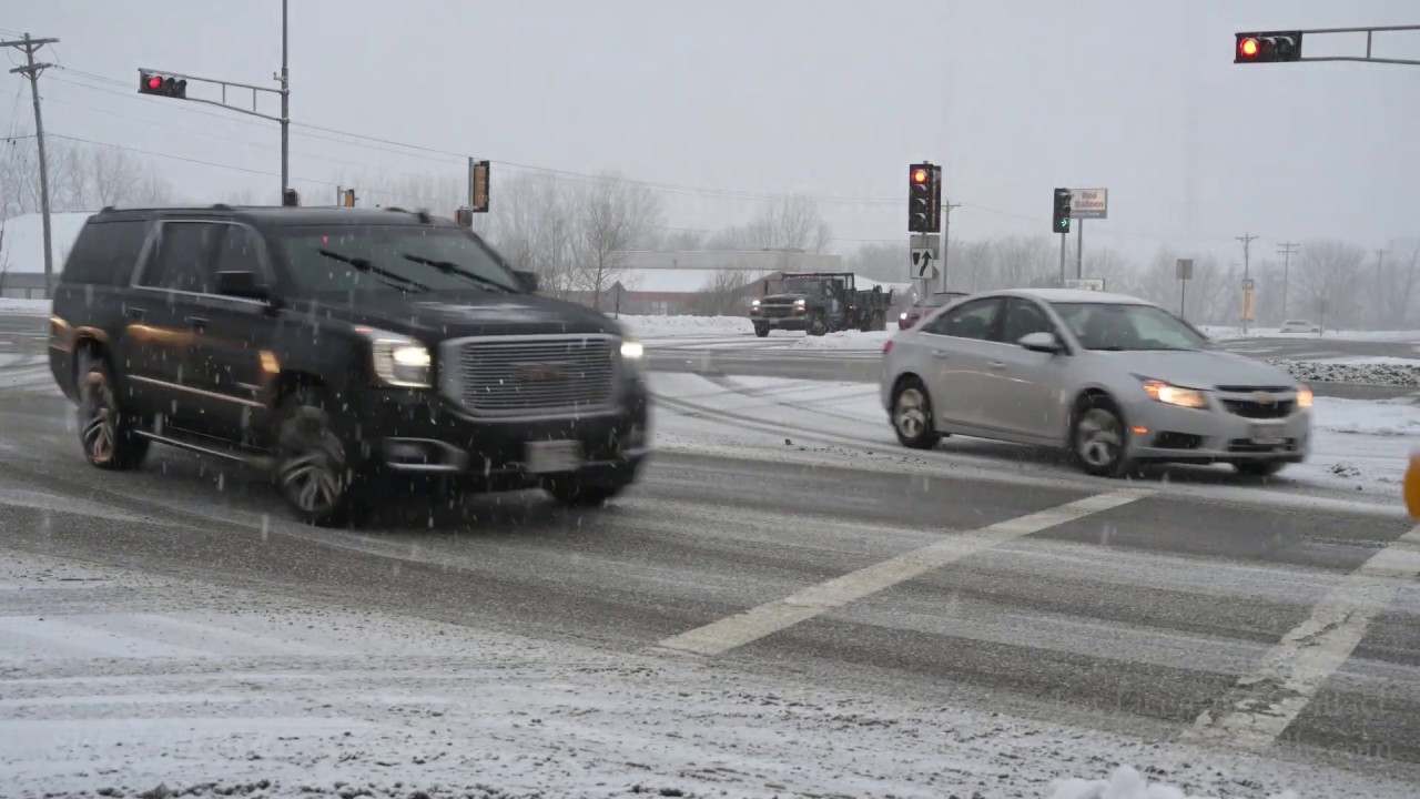 La Crosse, WI - Snowy Morning Commute - Jan 24th, 2020 - YouTube