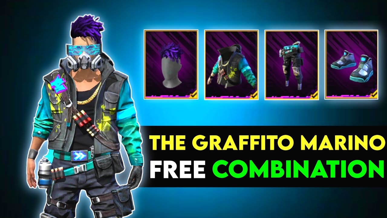 The Graffito Marino Bundle Free Dress Combination | New Dress Combination | Dress Combination Ff ...