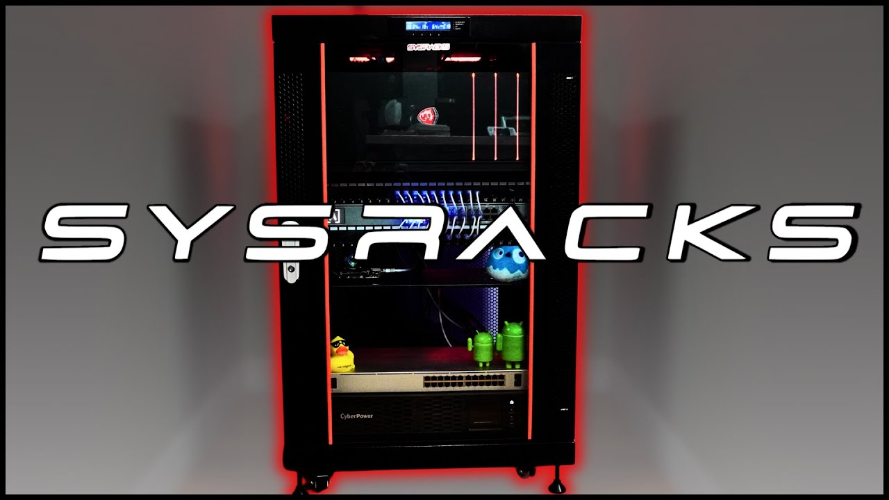 Sysracks - Le meilleur rack à serveur pour votre Homelab? 18U Portable ...
