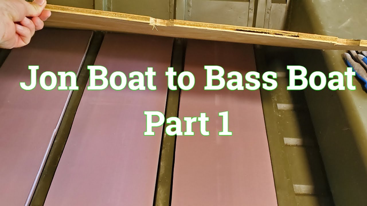 Jon Boat to Bass Boat Build Part 1| Floor & Rear Deck - YouTube