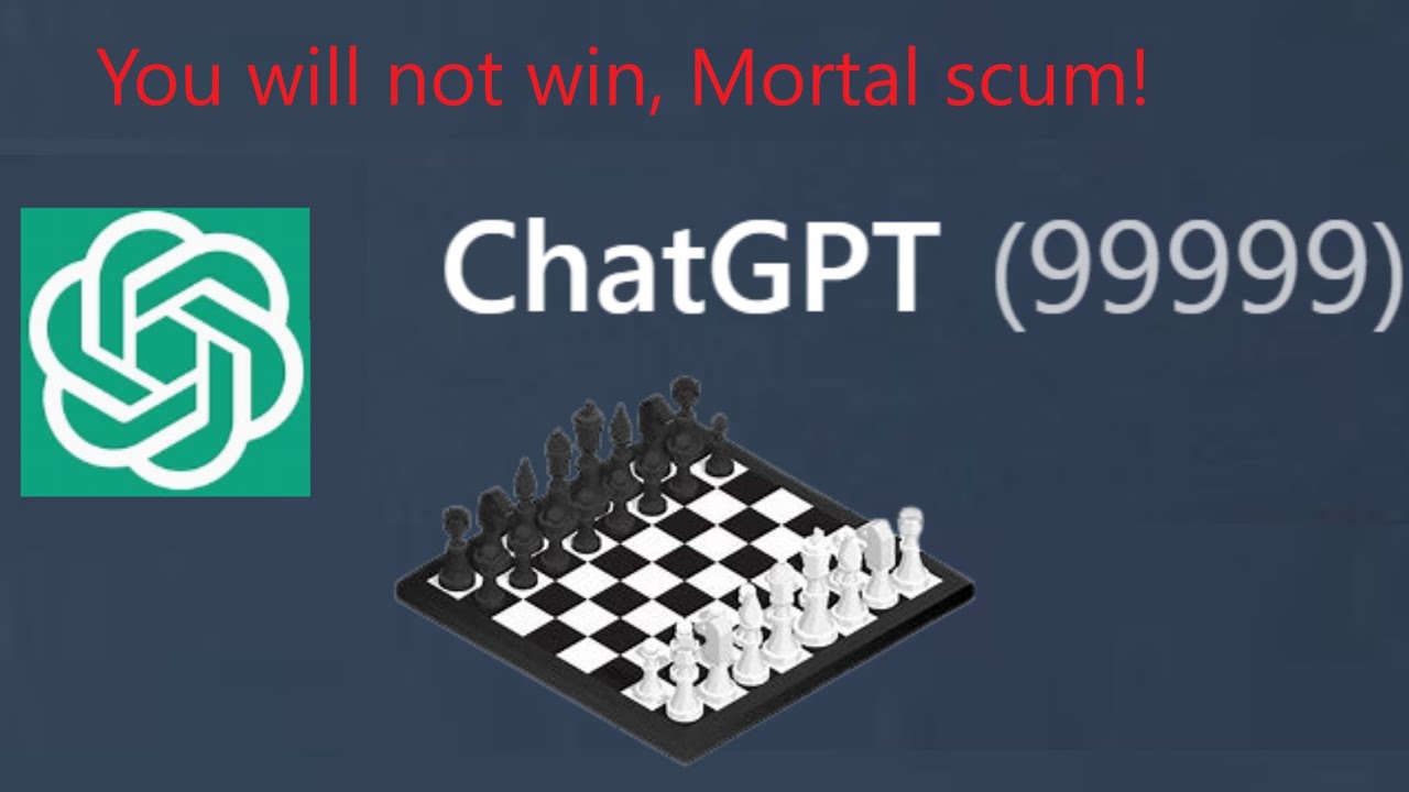 I played a whole chess match against ChatGPT - YouTube