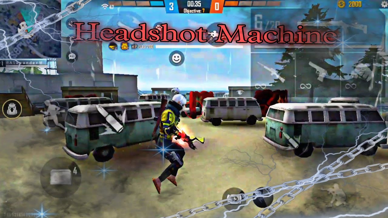 [ HEADSHOT MACHINE ] 2GB RAM PLAYER [ GOD LEVEL GAMEPLAY] - YouTube
