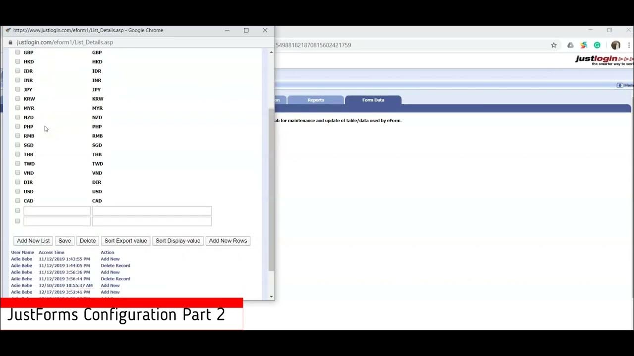 Forms configuration part 2 - YouTube