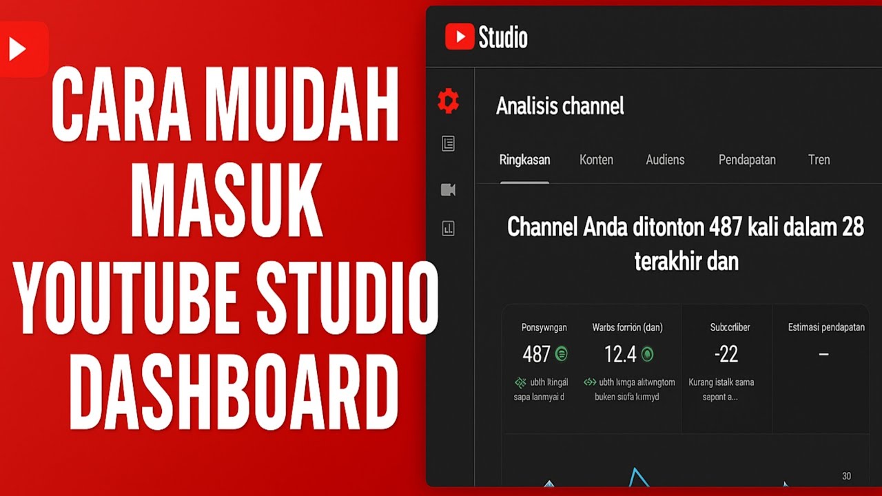 Cara Mudah Masuk YouTube Studio Dashboard | Tutorial Pemula 2025 - YouTube