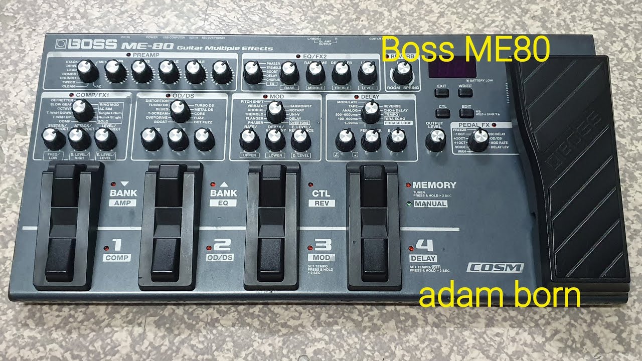 รีวิว Boss ME80ครับผม🥰 - YouTube