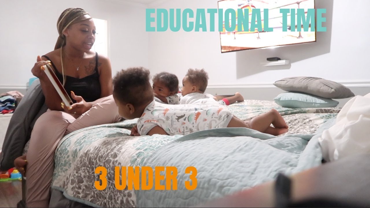EDUCATIONAL TIME WITH 3 UNDER 3!!! - YouTube