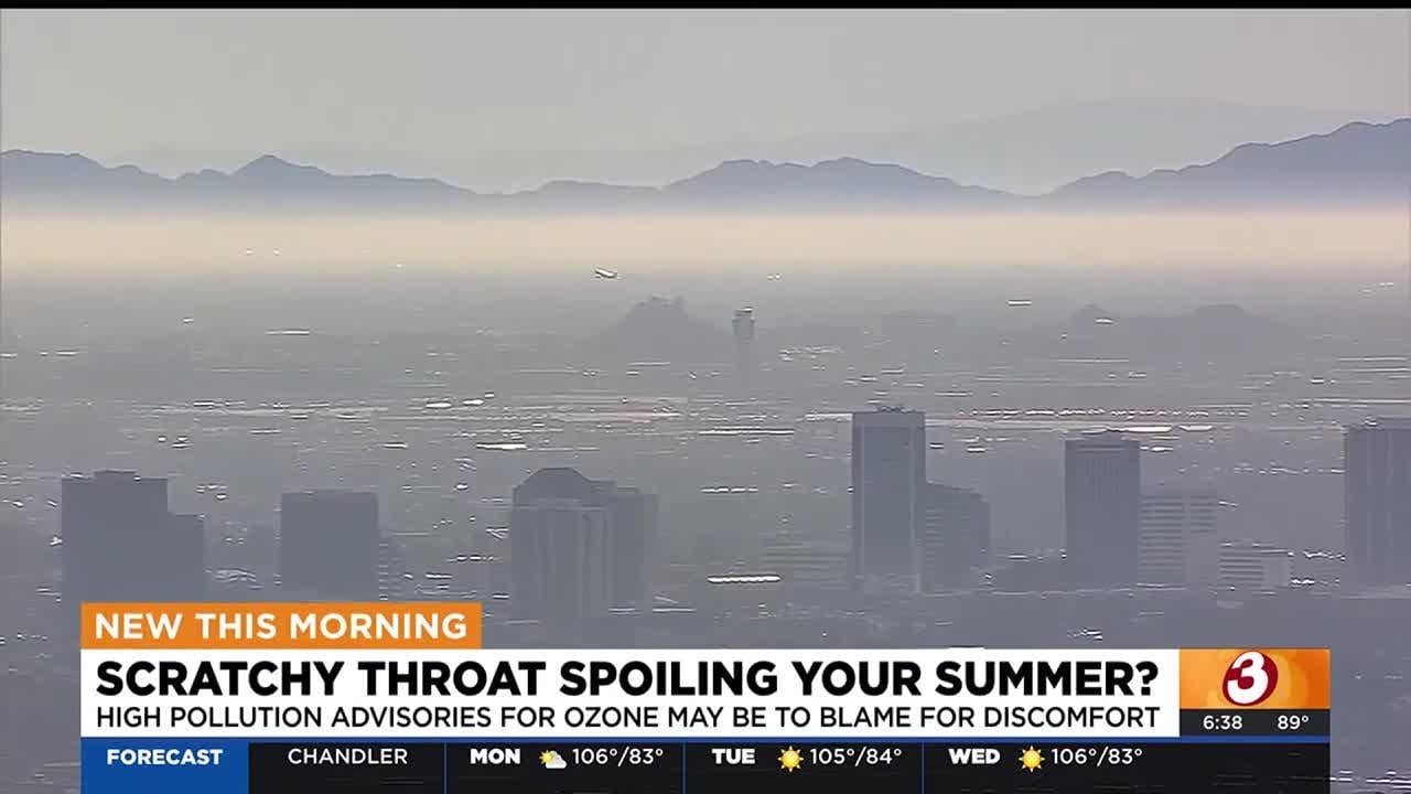 Doctors say ozone found in Phoenix air quality can cause health issues ...