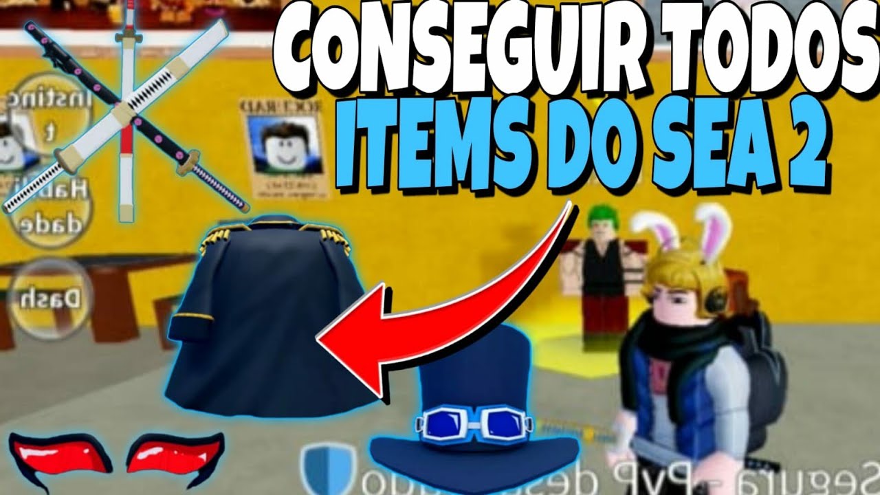 COMO CONSEGUIR TODOS OS ITEMS DO SEA 2 NO BLOX FRUITS!! - Roblox - YouTube