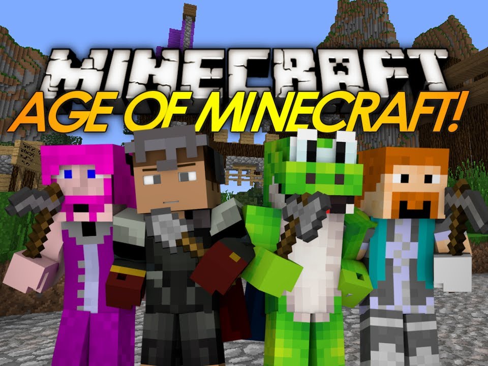 Minecraft Mini Game: Age of Minecraft RTS w/ Yoshi, Dar, & Kyle pt1 ...