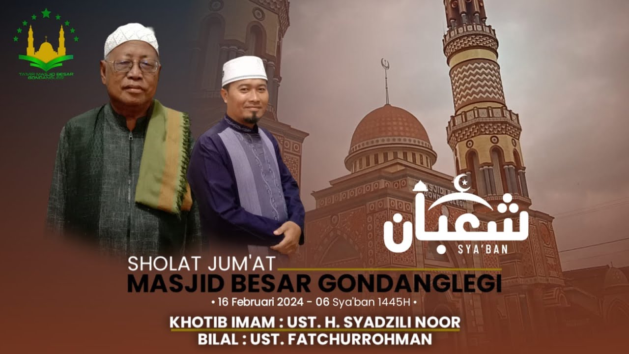 LIVE Rangkaina Sholat Jum'at 16 Februari 2024 | Khotib Imam Ust. H ...