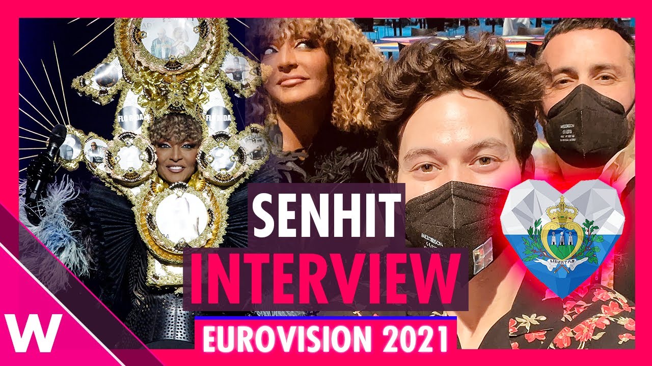 Senhit + Luca Tommassini Interview @ Eurovision 2021 | San Marino ...