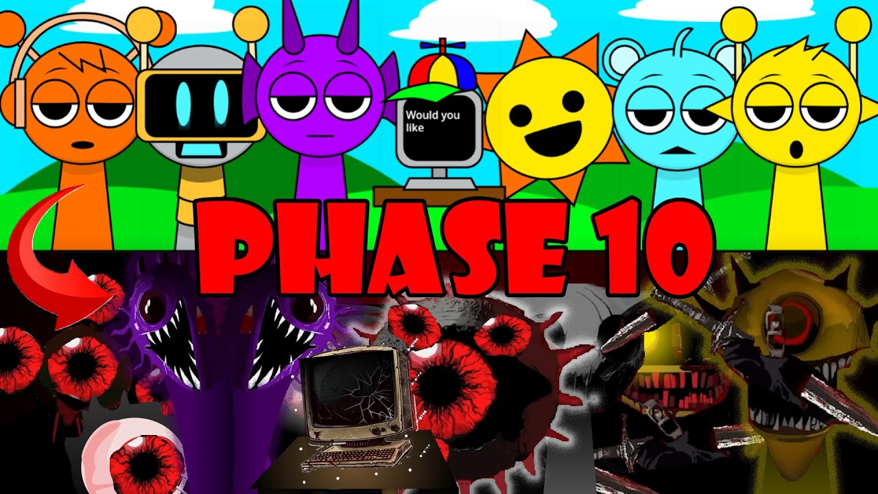 Sprunki Phase 10 - All Characters Sprunki Incredibox Die!!! 😭 - YouTube