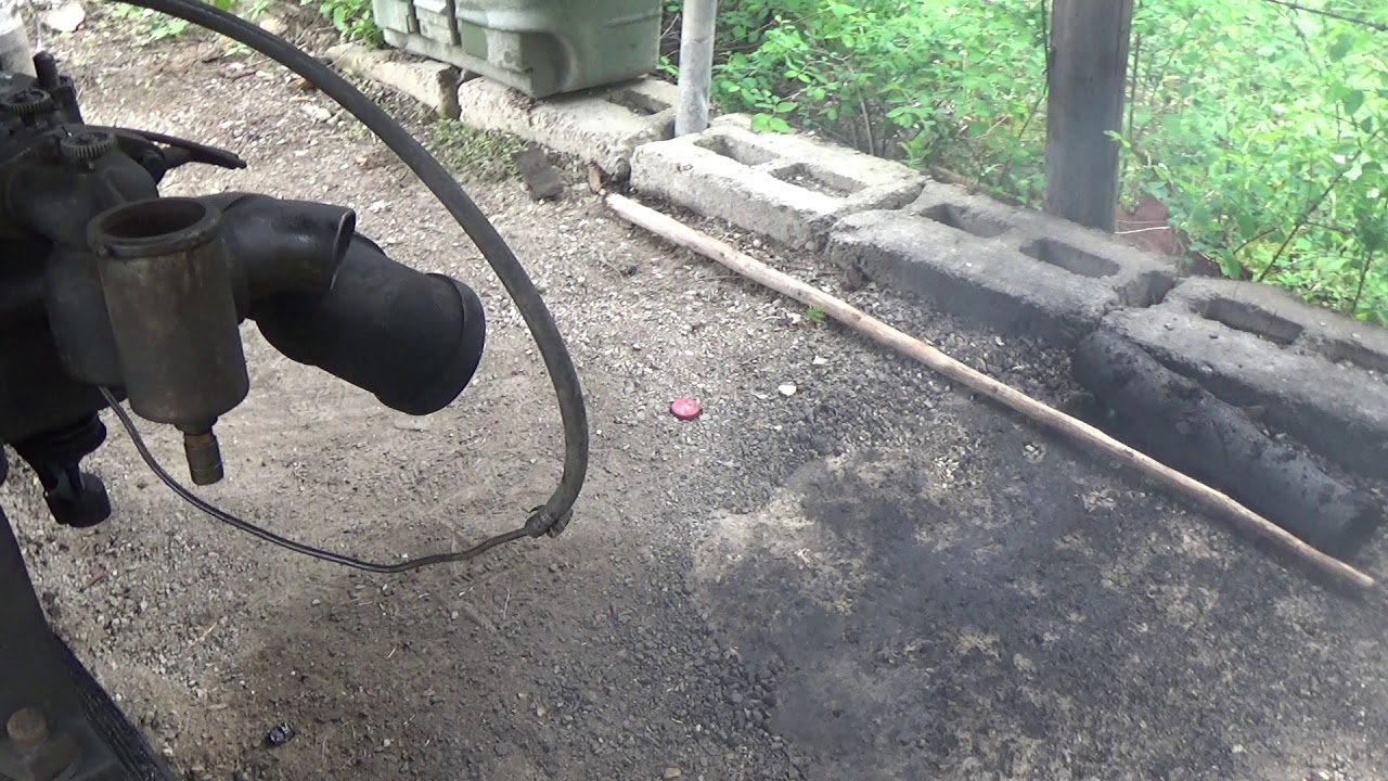 30 hp witte hit and miss engine - YouTube