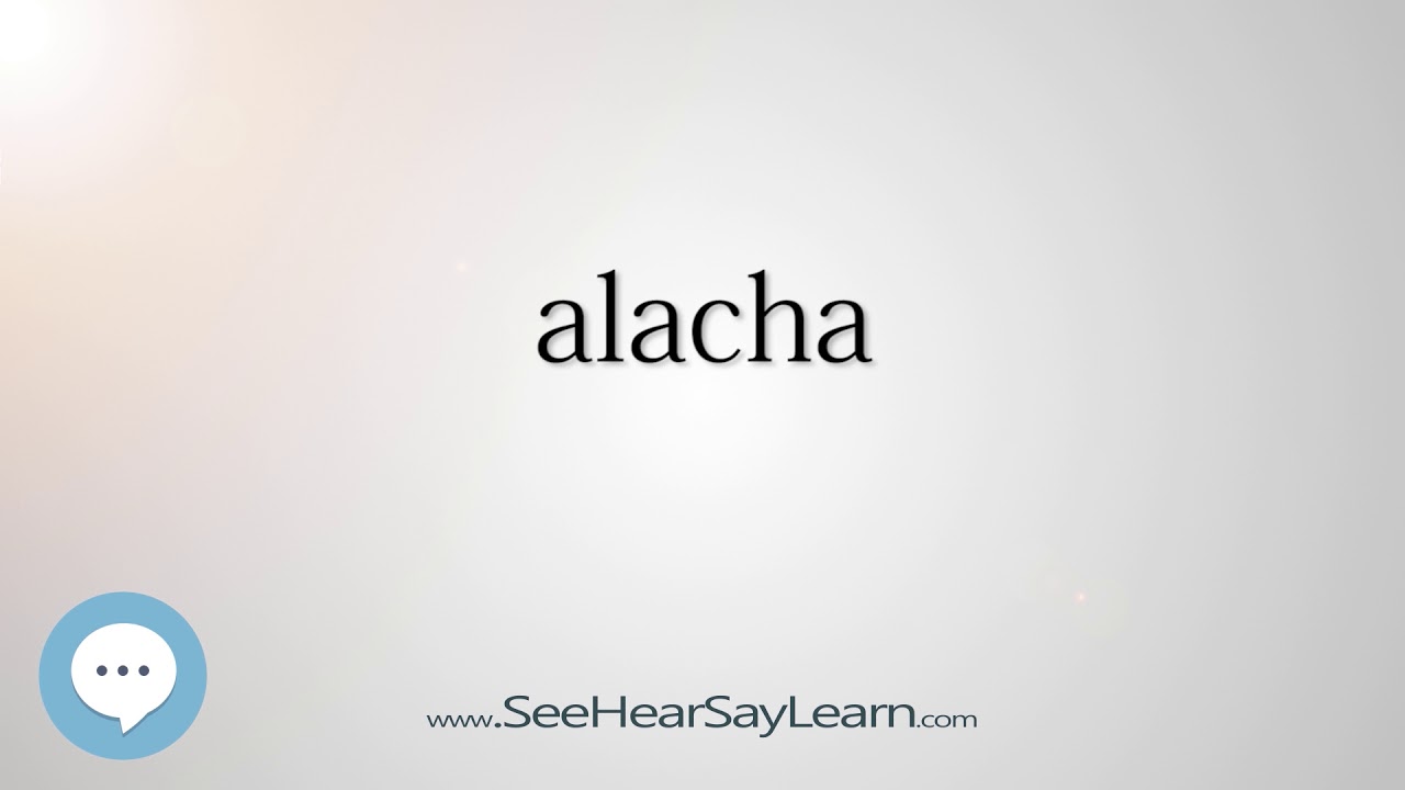 alacha (Every English Word Pronounced) 📕🔊🗣️😎 - YouTube