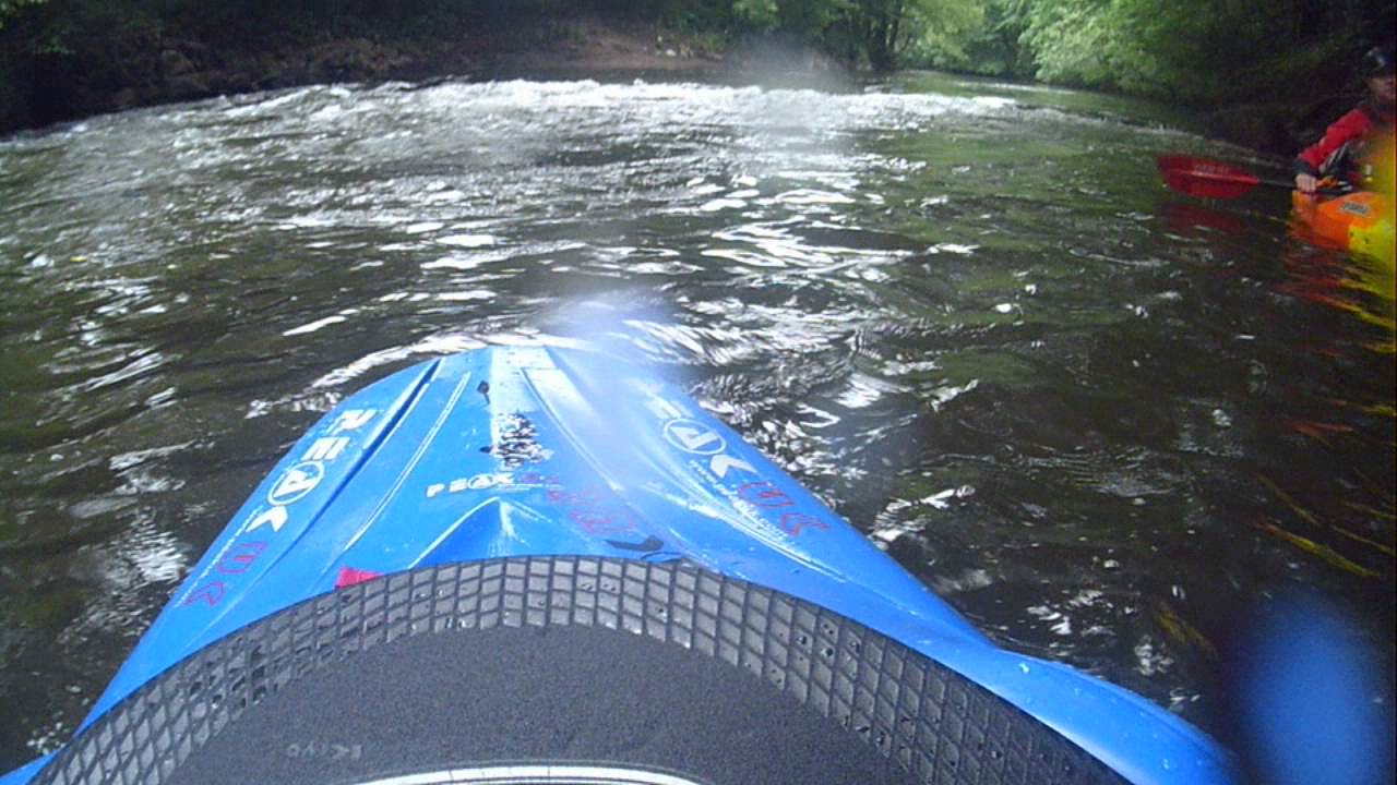 Matlock bath kayaking canoeing white water - YouTube