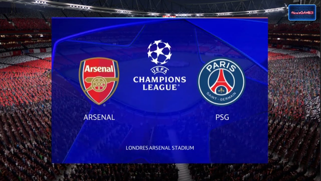 Arsenal VS Psg / SEMI FINAL IDA / UEFA CHAMPIONS LEAGUE / FC 25 / PS4 ...