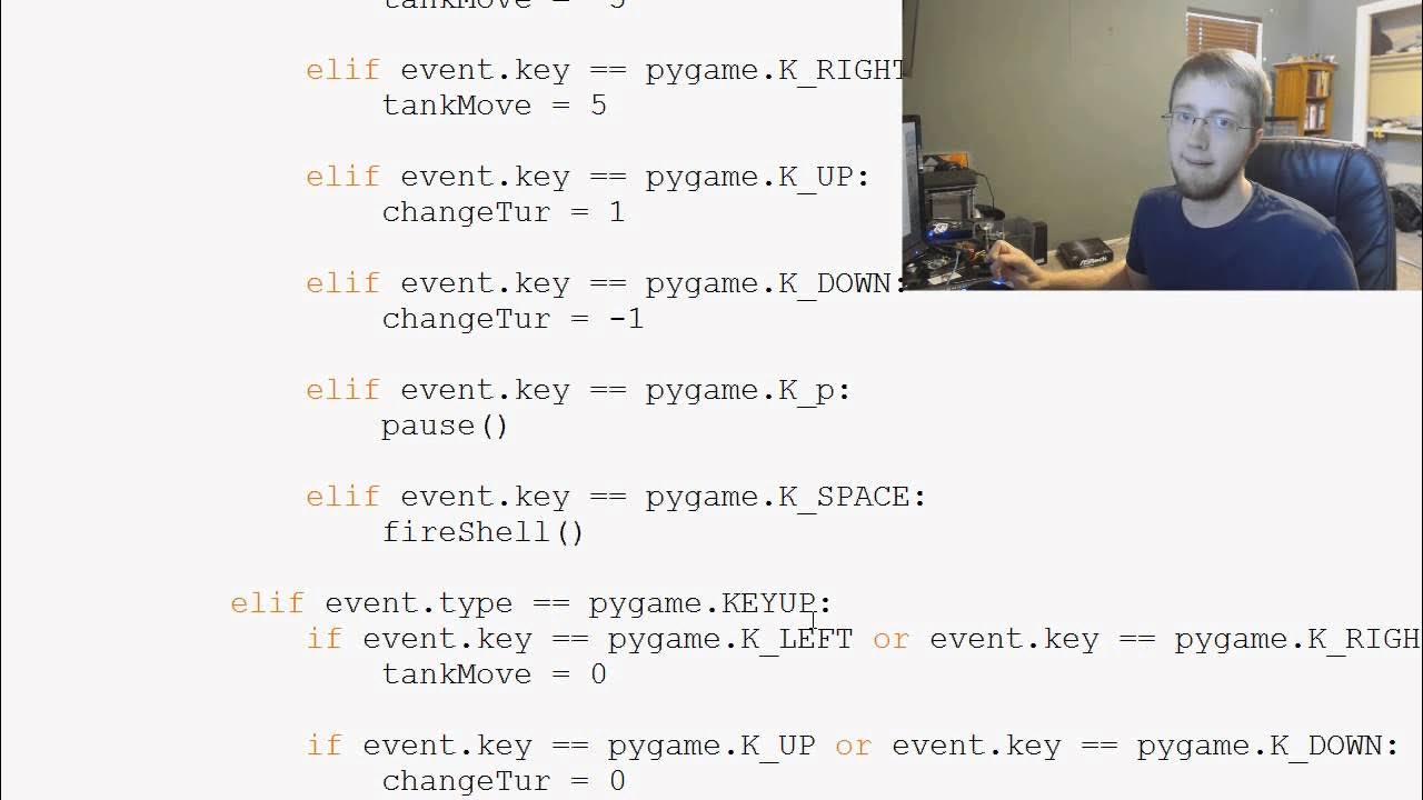 Pygame (Python Game Development) Tutorial - 65 - Firing Part 1 - YouTube
