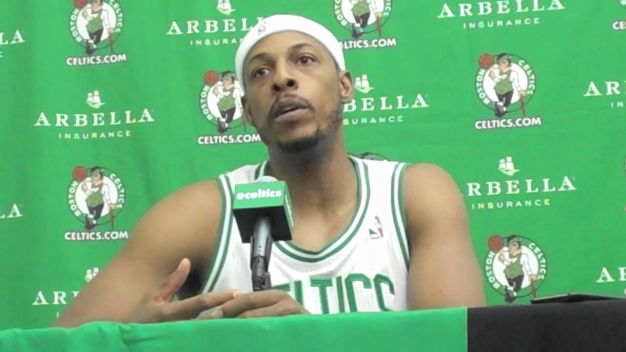 Paul Pierce's Celtics Media Day interview - YouTube